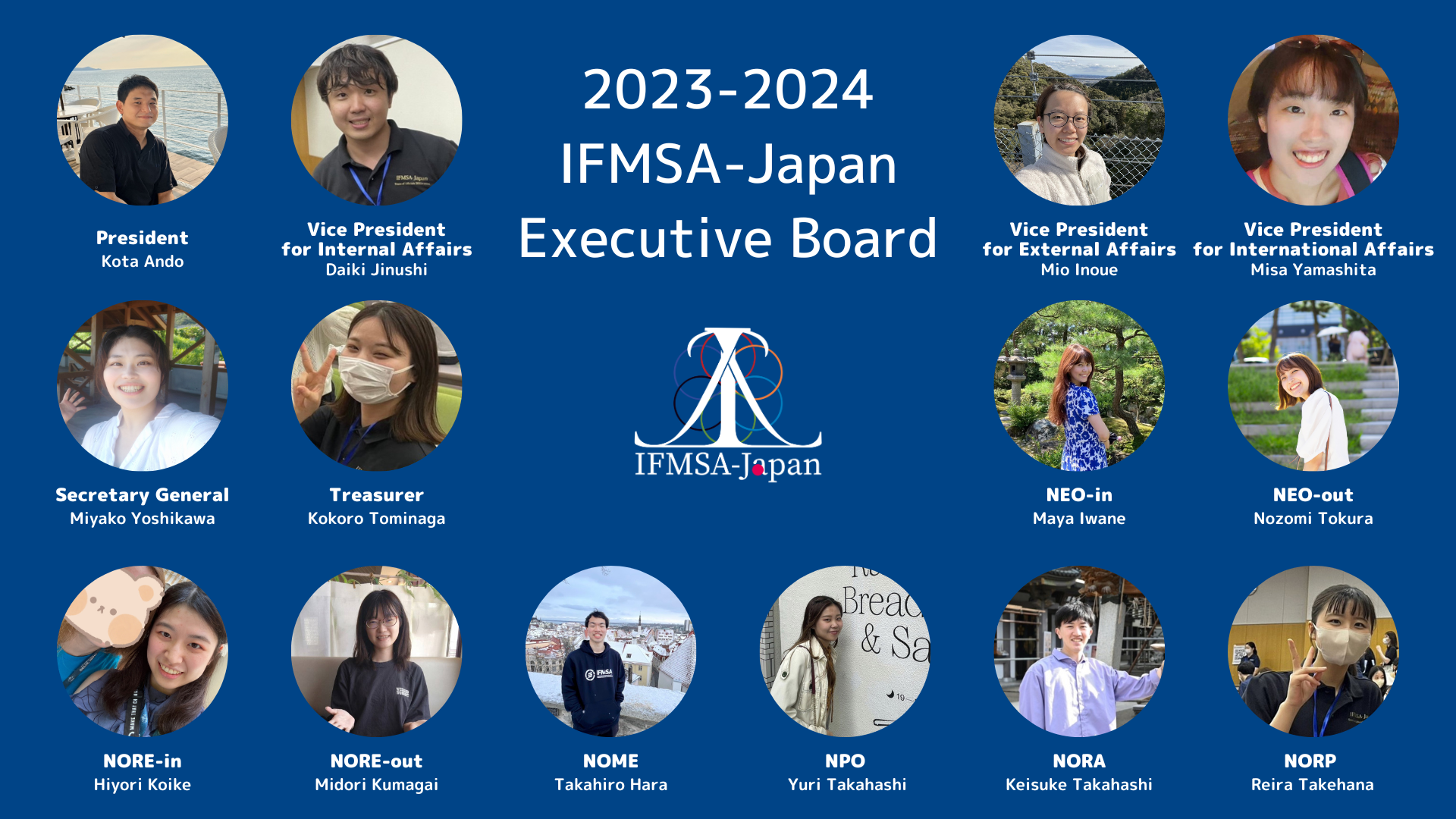 【理事会】2023年度 IFMSA-Japan 理事紹介 | IFMSA-Japan